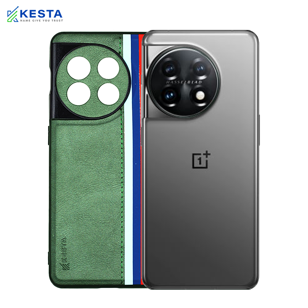 Buy OnePlus 11R Phantom Green Leather Covers & Cases – Kesta